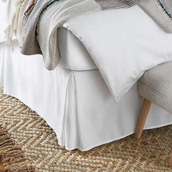 Amazon Basics | Bedding | Amazonbasics Pleated Bed Skirt Full Bright ...